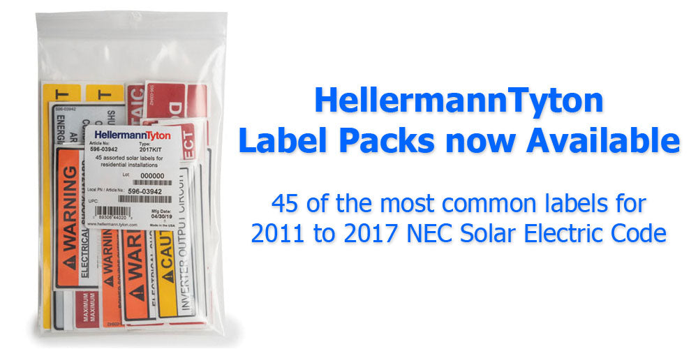 solar pv labels, placards, and solar installer BOS products – Specialty ...